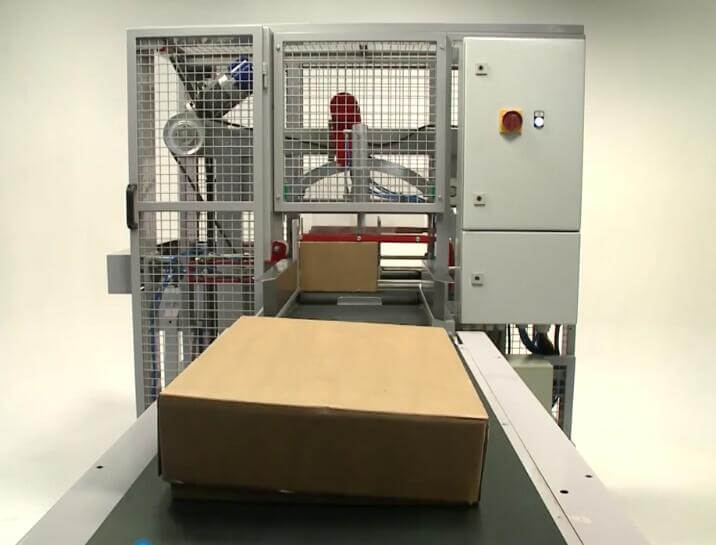 The BOPP tape wrapping machine used to replace PP strapping for carton ...